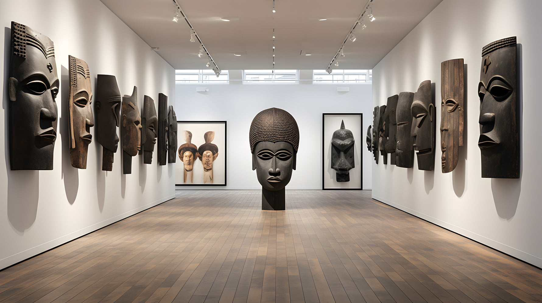 MD African Art | Baule Mask Ivory coast | Baga Stool Guinea | Kuba Tex